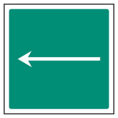 Arrow 180 Degree First Aid Sign | Pittman