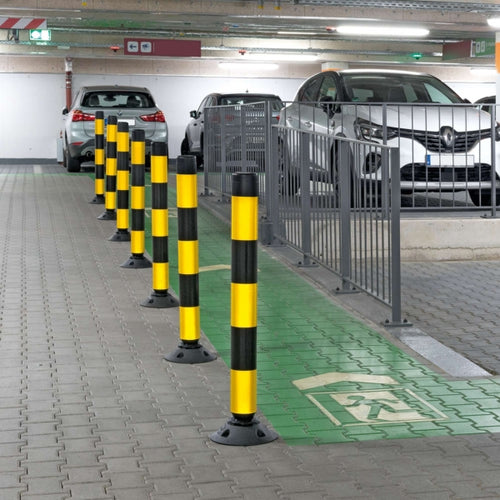 Autobahn Reflective Flexible Post - Black/Yellow | Pittman