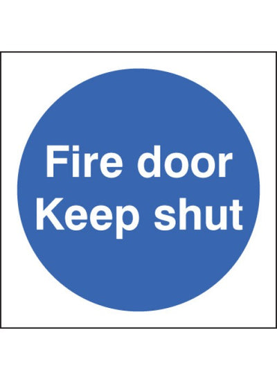 Fire Door Safety Labels - Pack of 100 | Pittman