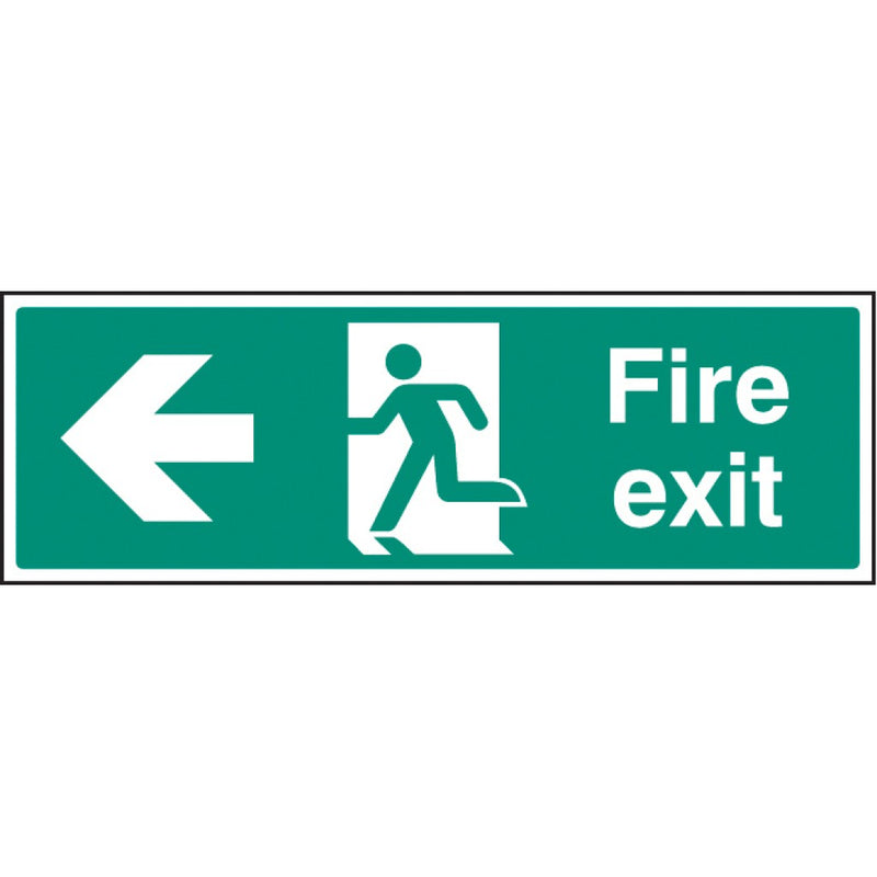 Fire Exit - Left Safety Sign | Pittman