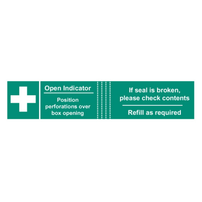 First Aid Tamper Labels | Pittman