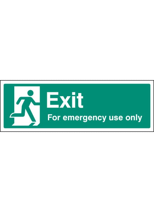 For Emergency Use Only Emergency Sign | Pittman