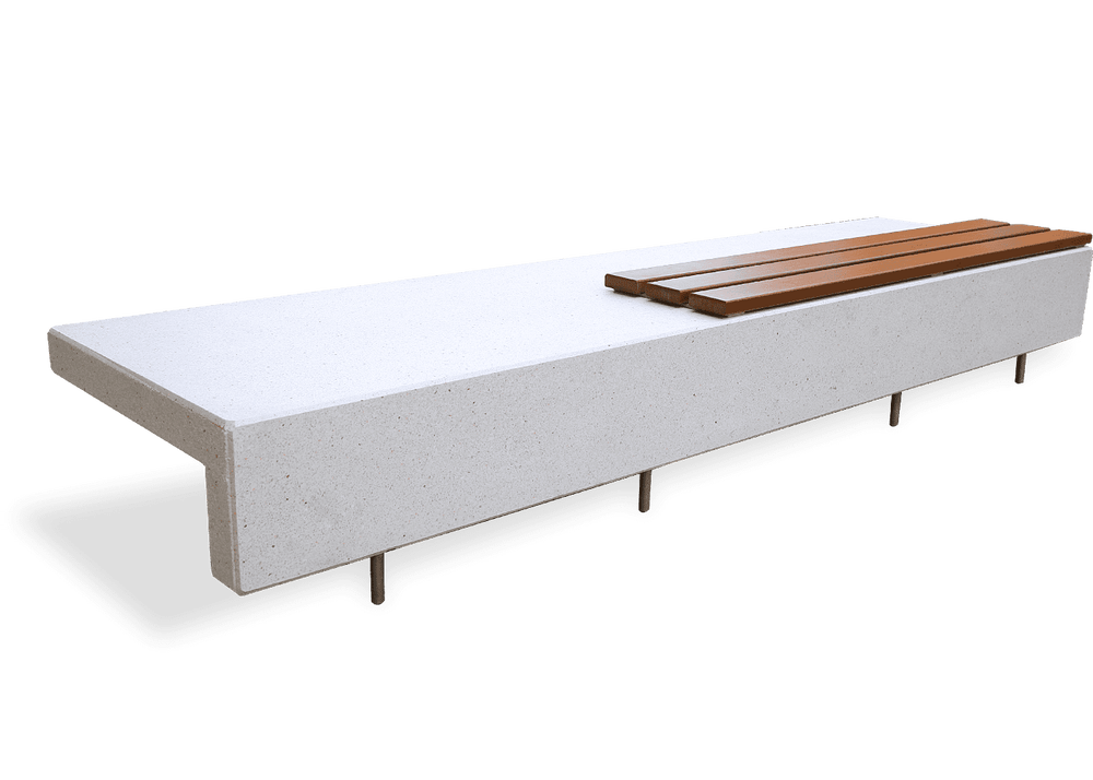 Benito Ela Concrete Bench | Pittman
