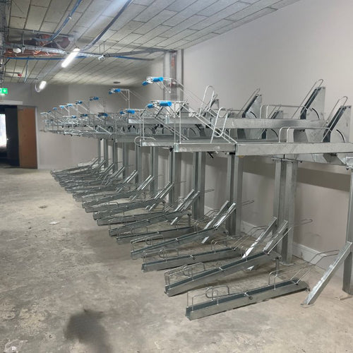 DoubleDeck™ Two-Tier Bike Rack | Pittman