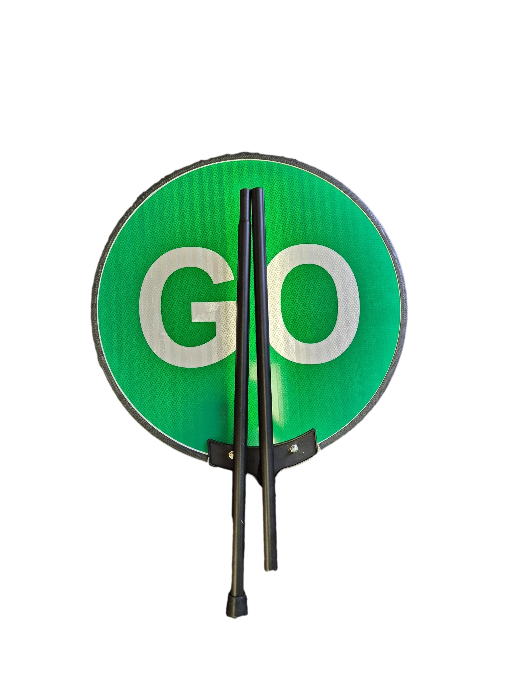 Stop Go Foldable Lollipop Sign