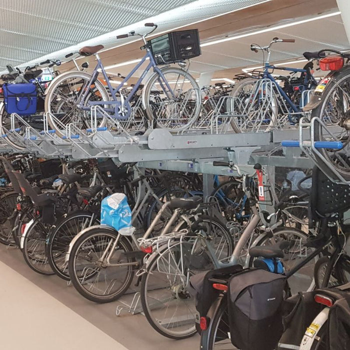 Transform Bike Storage with Two-Tier Racks | Pittman®