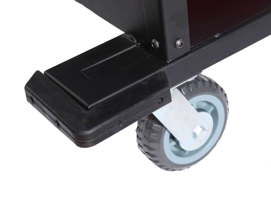 21 Post Horizontal Belt Barrier Storage Cart | Pittman