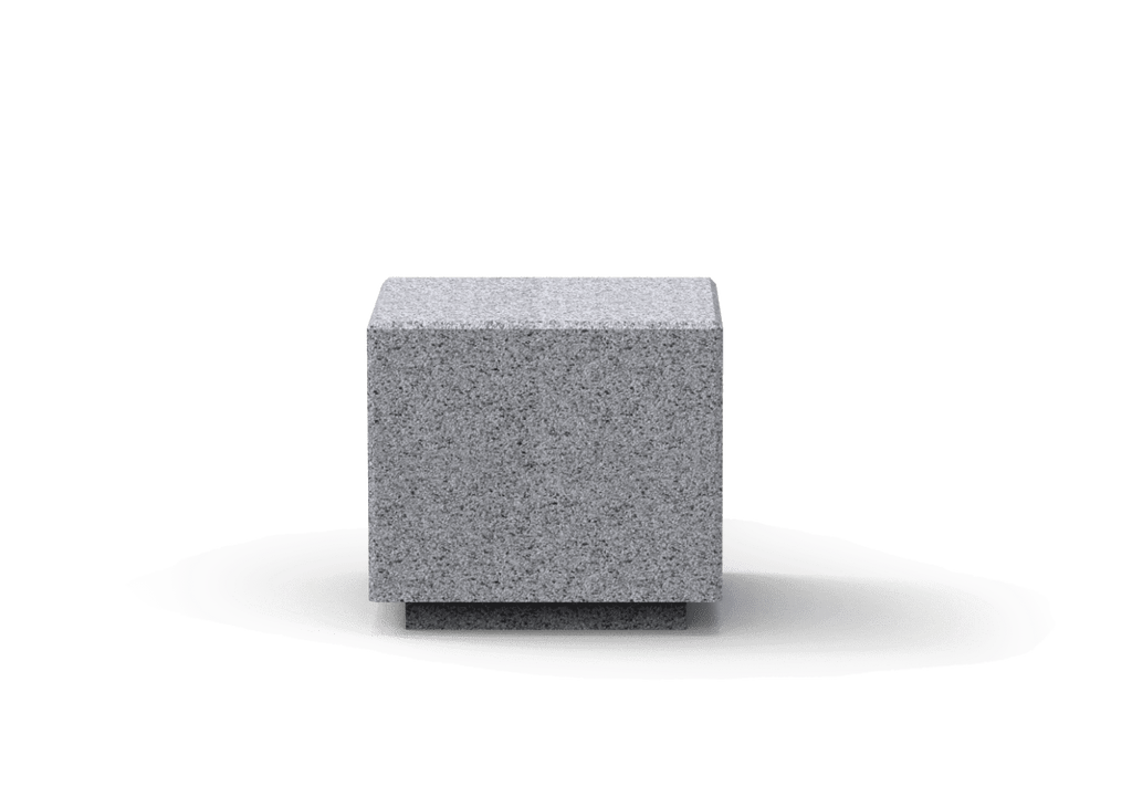 Benito Kube Concrete Bench | Pittman