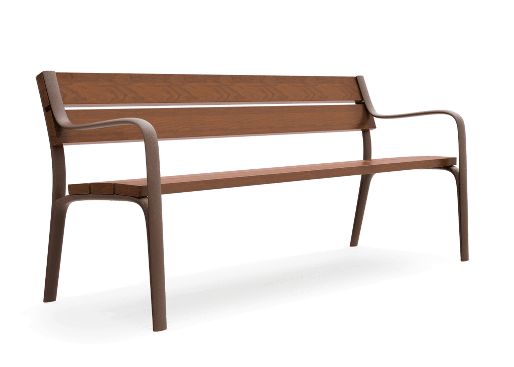 Benito Citizen Wooden Park Bench | Pittman