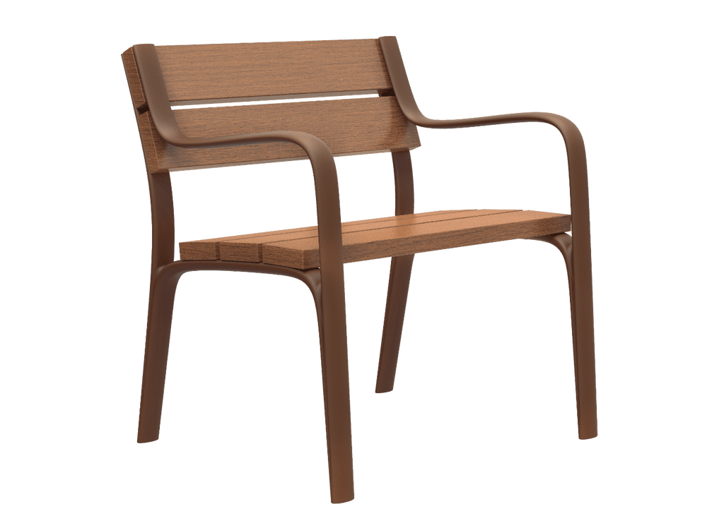 Benito Citizen Wooden Park Bench | Pittman