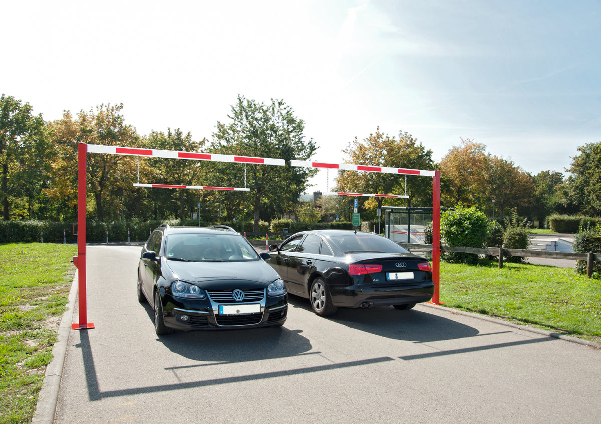 Compact Vehicle Height Restrictor - Pivot Style