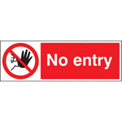 No Entry Prohibition Sign