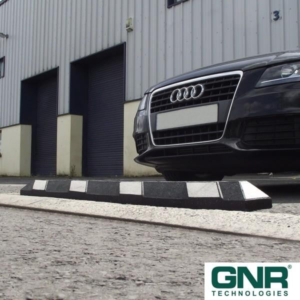 Park It 1800mm Rubber Wheel Stop White | Pittman