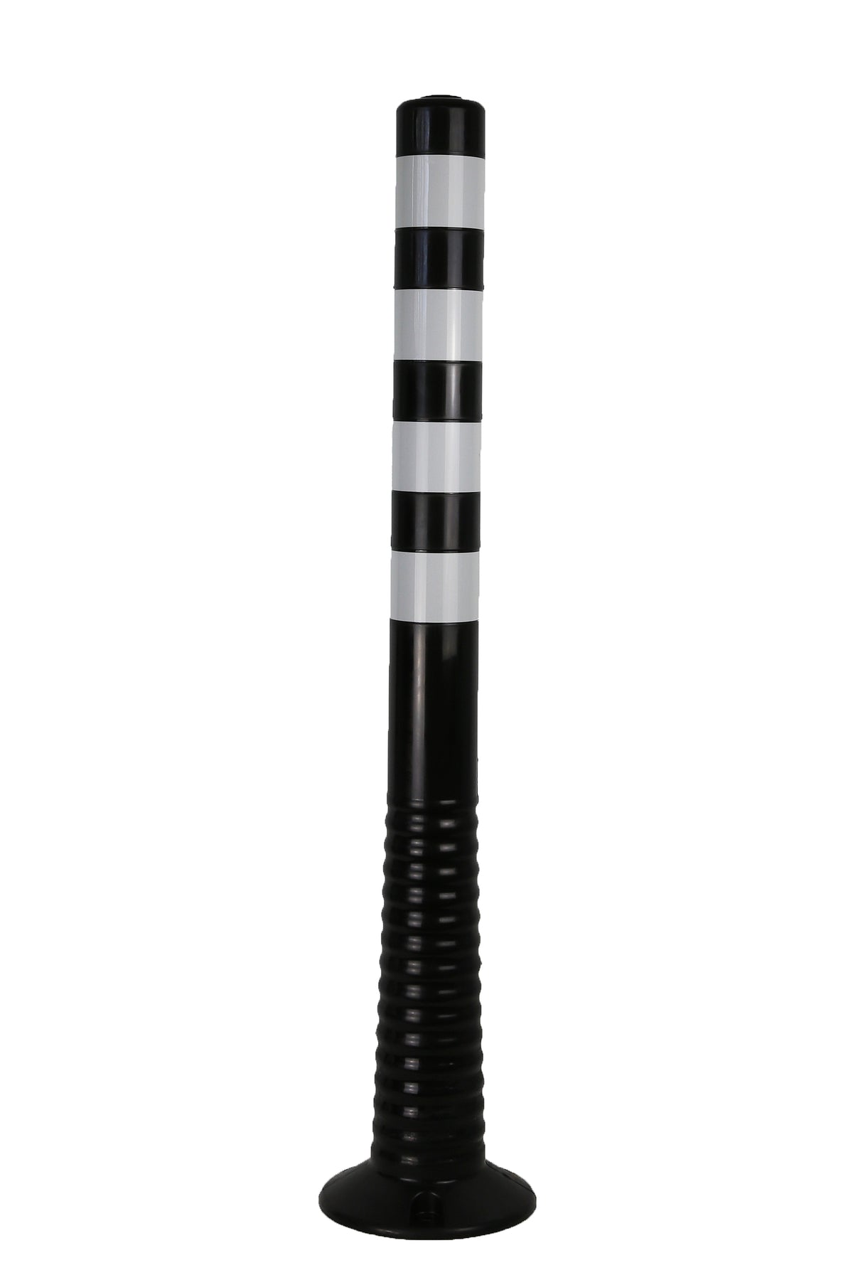 Flexbrite Flexible Bollards 1000mm Black White | Pittman