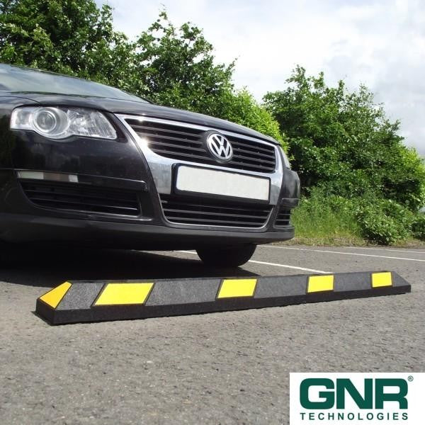 Park it 1800mm Rubber Wheel Stop Yellow | Pittman