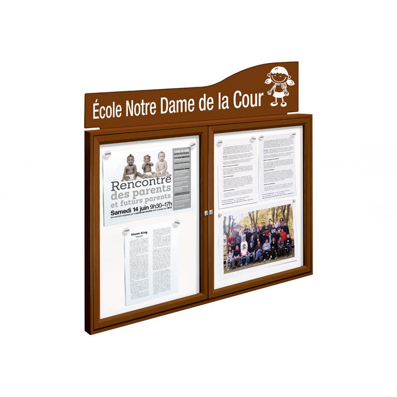 Traditional Outdoor Notice Board | Pittman