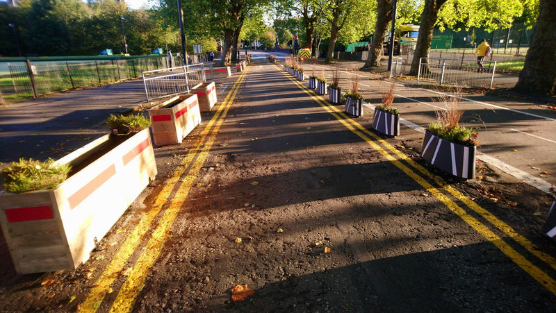 Zebra® | Planter Cycle Lane Separator