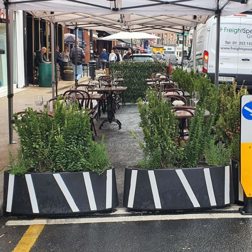 Zebra® | Planter Cycle Lane Separator | Pittman